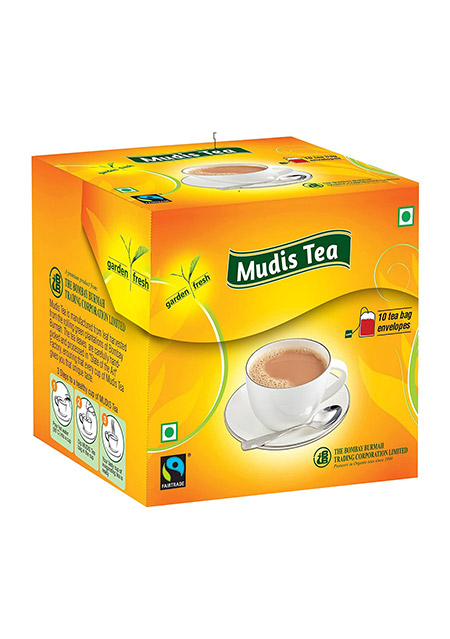 Mudis Black Tea Bags 20 gms (10 Tea bags) - Fairtrade Week 2022